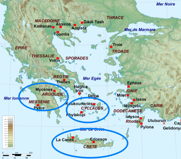 로스앤젤레스 ‘게티 빌라’ 2. 신석기와 청동기 '키클라데스' 유물